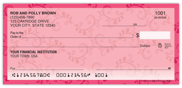 Modern Fleur Personal Checks | SuperValue Checks